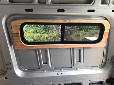 Slider Window Interior Trim Ring Camper Van Conversion Diy Build A