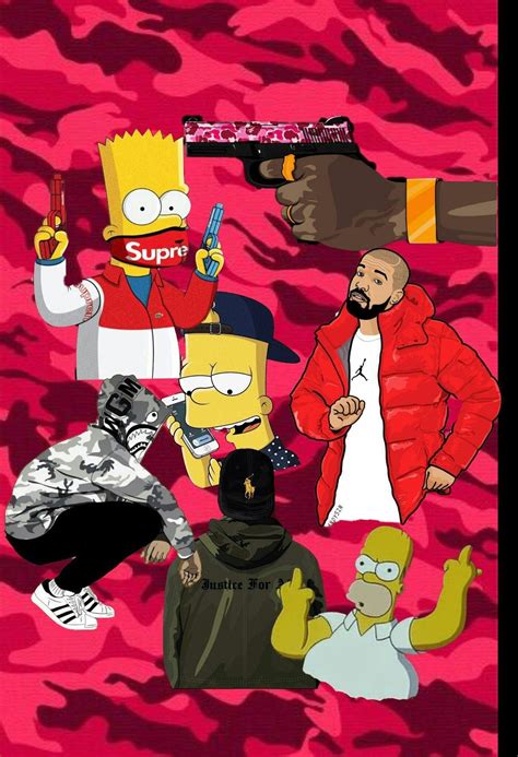 Bape Bart Simpson Naruto Supreme Wallpaper Edward Elric Wallpapers