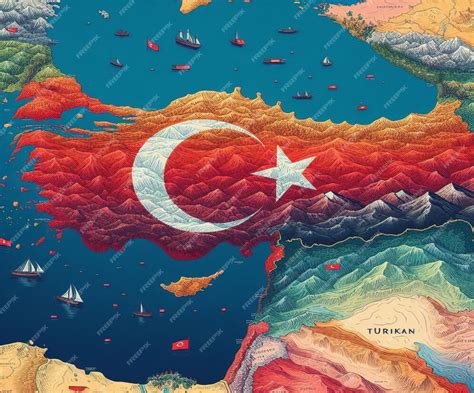 Premium Photo A Map With The Word K K On It