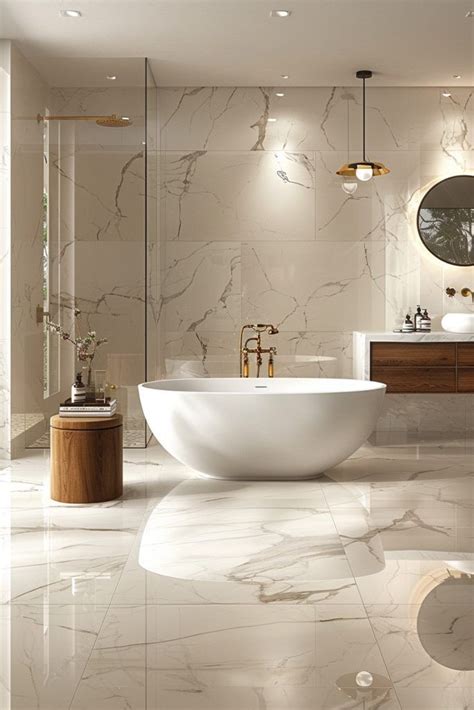 Elegant Marble Tile Bathrooms Bathroom Tile Designs Trendy Bathroom