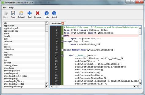 Pyinstaller Exe Rebuilder
