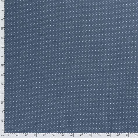 Mini Polka Dots Lightweight Denim