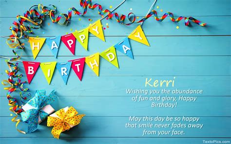 Happy Birthday Kerri Pictures Congratulations