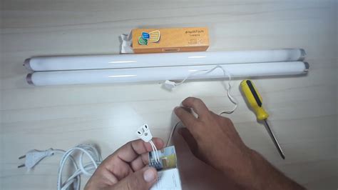 توصيل لمبات النيون على التوالى Youtube