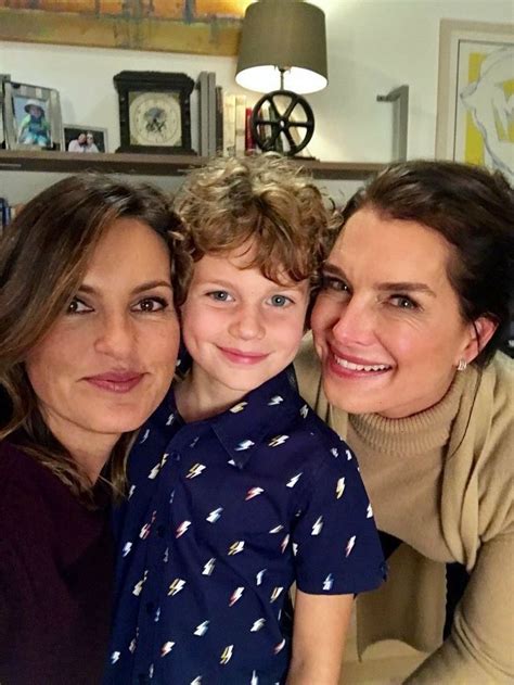 Mariska Hargitay Ryan Buggle Brooke Shield As Olivia Noah Benson