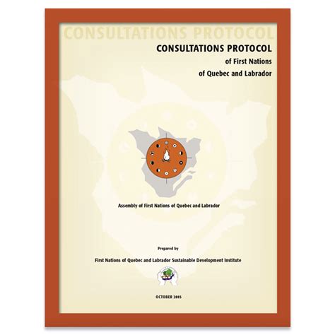 Consultations Protocol Of First Nations Of Quebec And Labrador Cssspnql