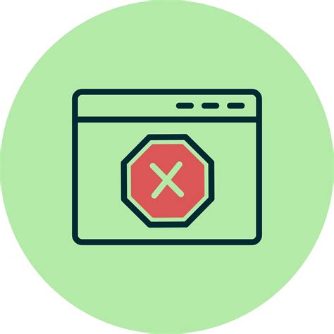 Ad Blocker Vector Icon 19787727 Vector Art At Vecteezy