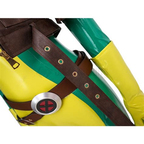 Rogue X Men Cosplay Costume Halloween Printed Suit