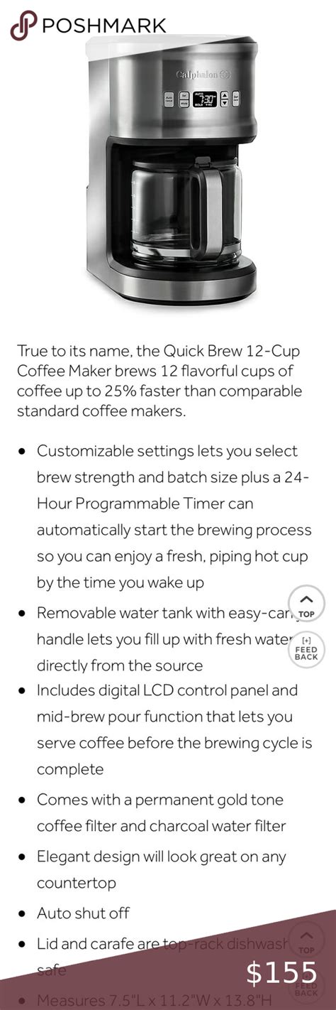 Calphalon Special Brew Coffee Maker Replacement Parts At John Rosado Blog