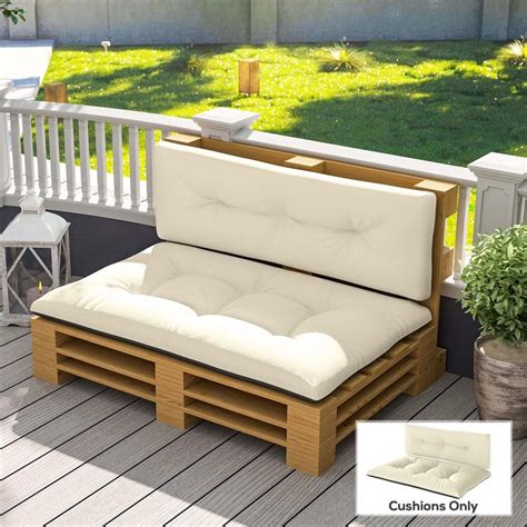 47 In W X 30 In D 2 Seat Pallet Loveseat Cushions Outdoor 39 In