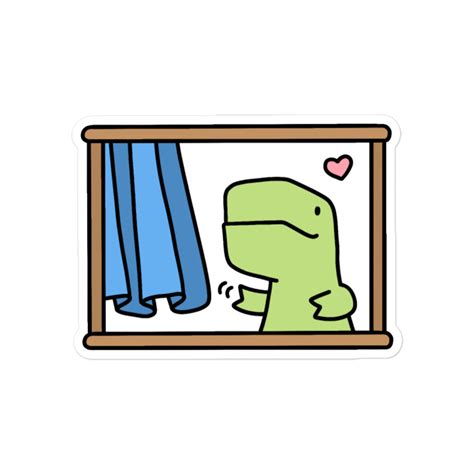 Window Peeper Timmy Vinyl Sticker Loof And Timmy