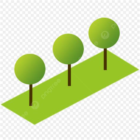 Three Dimensional Clipart Png Images 2 5d Green Three Dimensional Tree