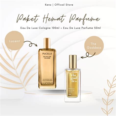 Jual Paket Hemat Bundling Pucelle Eau De Luxe Cologne 100ml Lucent Pucelle Eau De Parfume