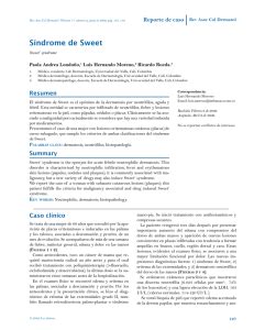 Síndrome De Sweet De Localización Atípica En Pierna Izquierda