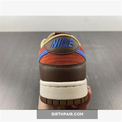 Brown Dunks With Blue Swoosh Nike Dunk Low Cacao Wow Comet Blue Mars