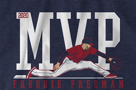 Celebrate Freddie Freemans Mvp Win With This New Shirt From Breaking T