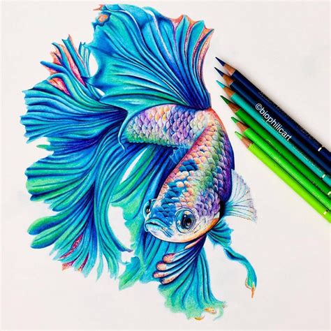 Realistic Fish Drawing Yuderma