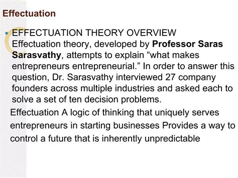Principles Of Effectuationppt