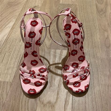Zara Shoes Lips Heel Poshmark