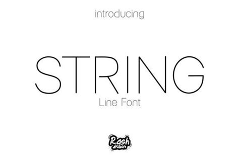 String Font Fonts Free Downloads