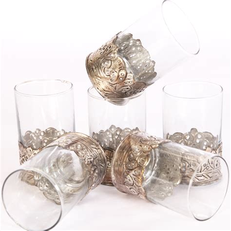 Oxidized 6 Piece Glass Set Boontoon
