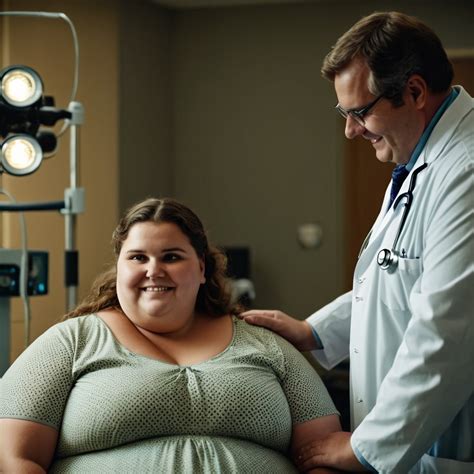 Morbidly Obese Woman Examined By A Doctor Stable Diffusion Online