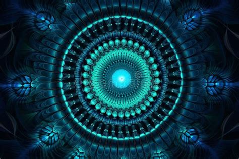 Generative Ai Abstract Geometry Pattern Background Stock Illustration