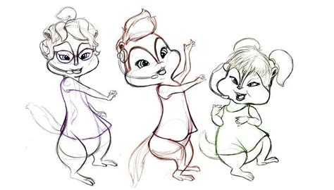 Chipettes Colored By Johnnychipmunks2 On Deviantart