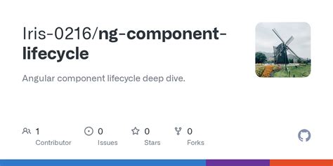 Github Iris 0216ng Component Lifecycle Angular Component Lifecycle