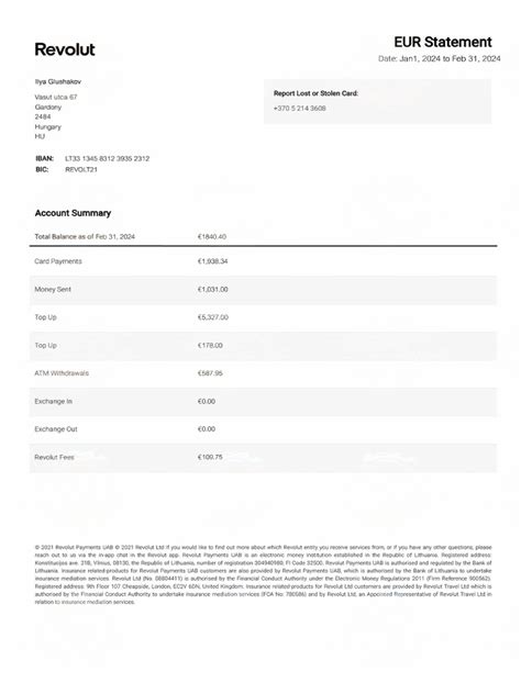 Revolut Statement 16032024 Pdf