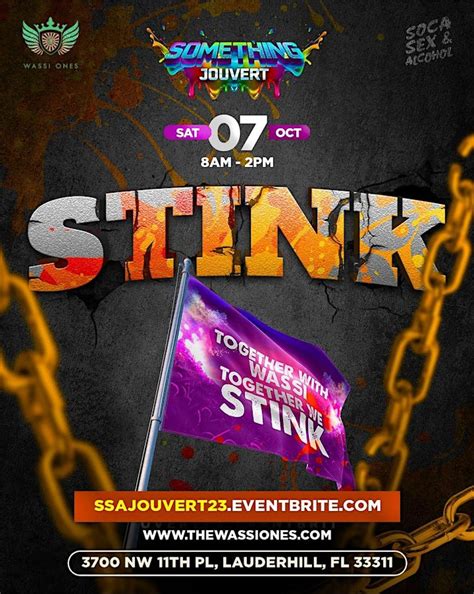 Ssa Jouvert Oct 7 2023 Fete List Soca Events