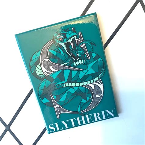 Ata Harry Potter S Is For Slytherin Magnet Georgie Lous Retro Candy