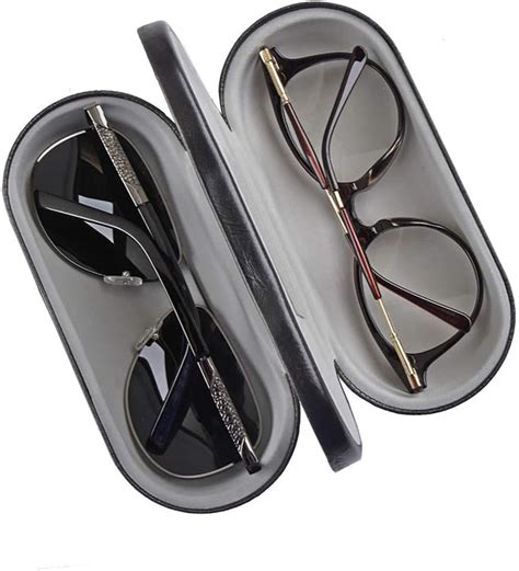 Hom Outdeer 2 In 1 Dual Glasses Case Hard Shell Eyeglass Case