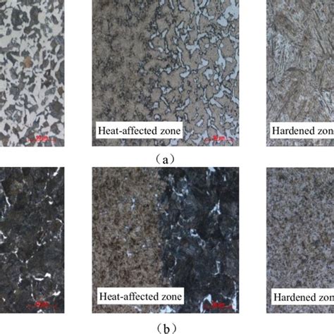 Metallographic Microstructure Of Laser Hardened A 45 Steel And B