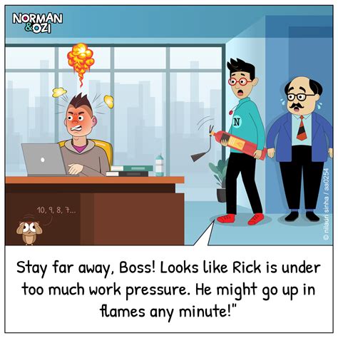 Work Pressure Comics Stress At Office And Workplace Memes