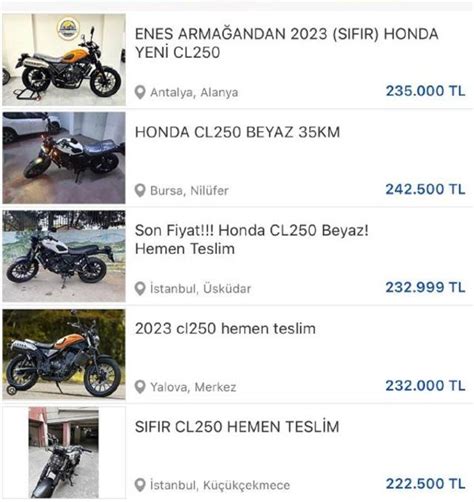 İkinci El Otomobilden Sonra şimdi De Motosiklet 15 Temmuzda Yürürlüğe