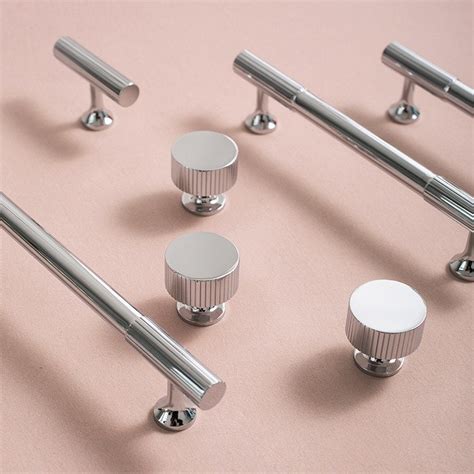 Polished Chrome Knob Polished Chrome Kitchen Cupboard Etsy Uk