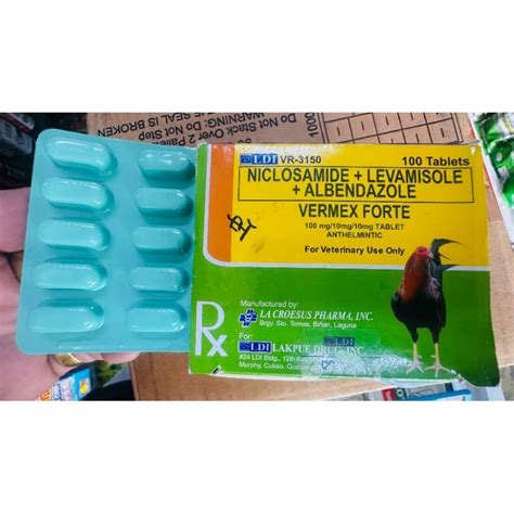 Vermex Forte 1 Papan 10 Tablets Shopee Philippines