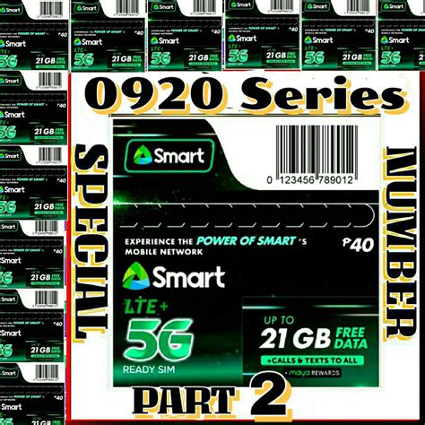 Smart Sim Card G Choose Number Special Part Brand New And Sealed Lazada Ph