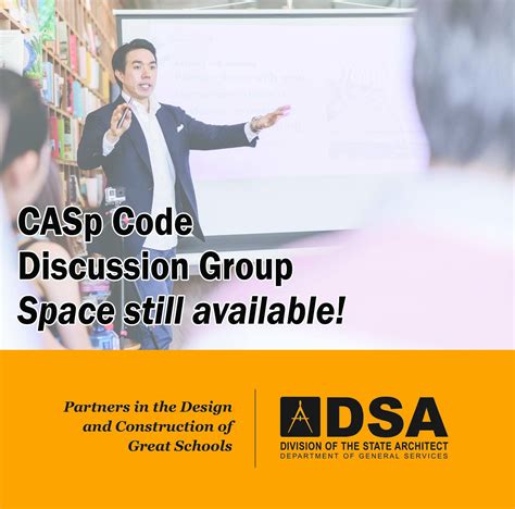 California Space Still Available Join The Casp Code Discussion Group