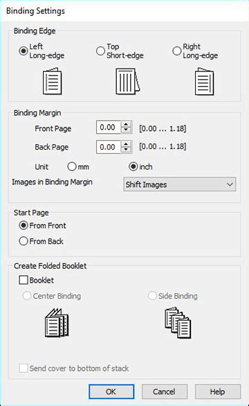 Selecting Double Sided Printing Settings Windows