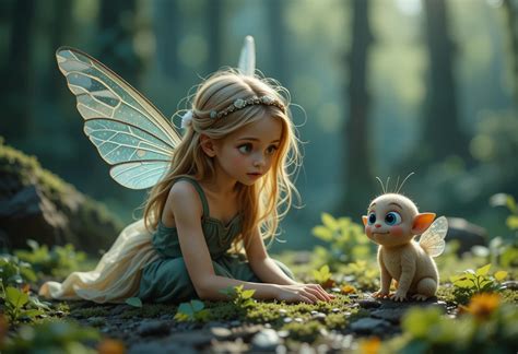 داستان کوتاه کودکانه پری چشم آبی و پیشی کوچولو