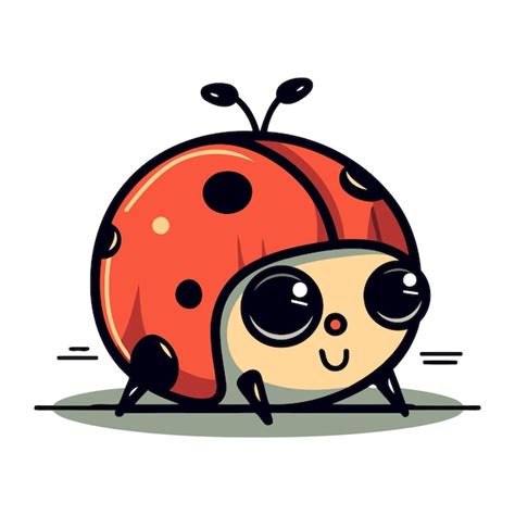 Premium Vector Cute Ladybug Cartoon Vector Illustration Cute Ladybug