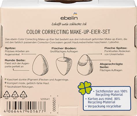 Ebelin Set Gobic Za Nanos Barvnih Korektorjev 3 Kos Dm Si