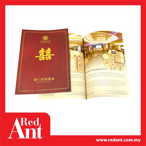 Restaurant Menu Book Red Ant Print Sdn Bhd