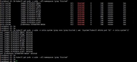 k8s中evicted状态pod批量删除方法 selinux运维日志