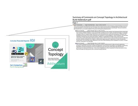 Comments On Concept Topology In Architectural Build Addendum Pdf