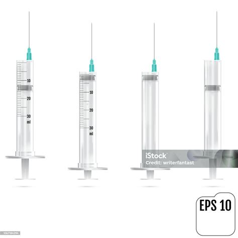 Realistic Syringe Jpeg Object Picture Image Graphic Vector Art  Eps