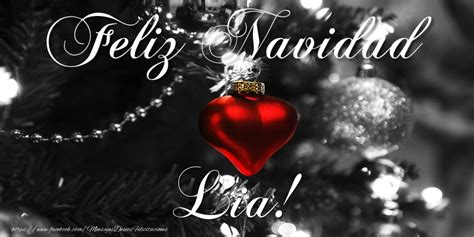 Feliz Navidad Lia Bolas De Navidad Felicitaciones De Navidad Para