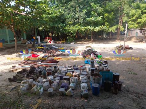 ရွှေဘိုမြို့နယ်၊ ကွန်ဆိပ်ကျေးရွာ စာသင်ကျောင်းမှ Nug အကြမ်းဖက်အဖွဲ့၏ လက